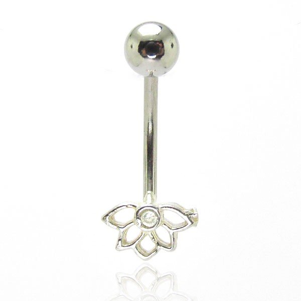 Piercing Rook / Íntimo Genital - Christina - Flor de Lótus - Prata ...